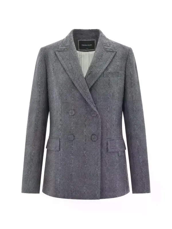 Fabiana Filippi Double-breasted Pinstripe Jacket