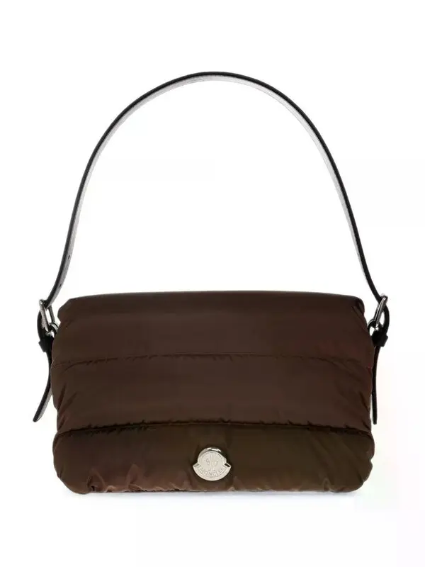 Moncler Caradoc Quilted Shoulder Bag - Brown