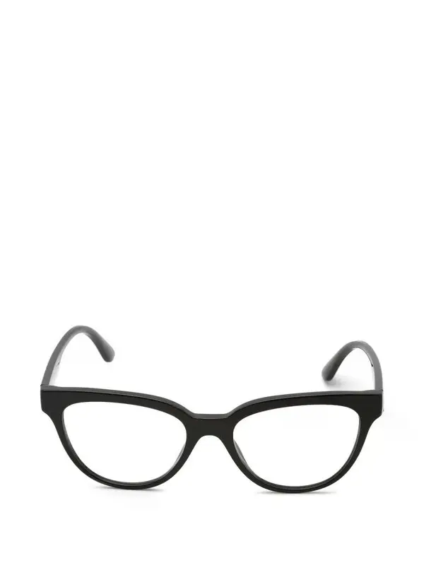 Versace Cat Eye Frame Eyeglasses - Black