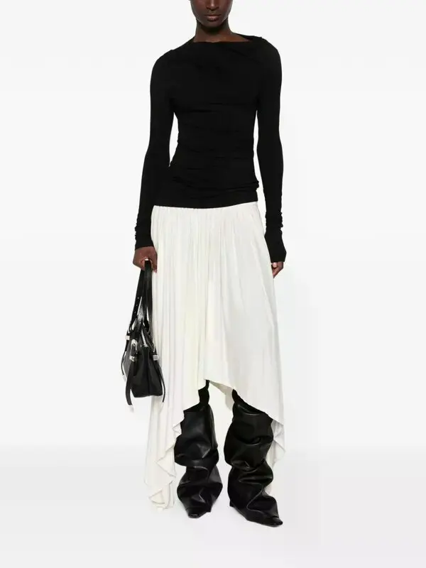 ENTIRE STUDIOS Draped Long-sleeve Top