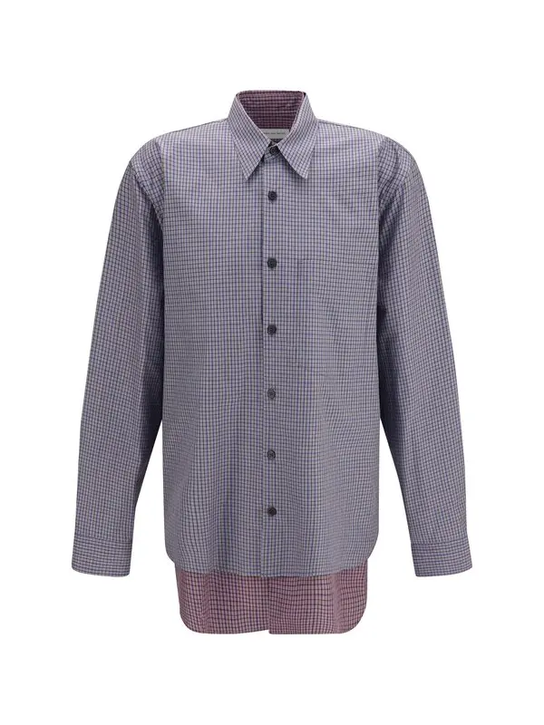 Dries Van Noten Camber Double-layer Shirt - Multicolor