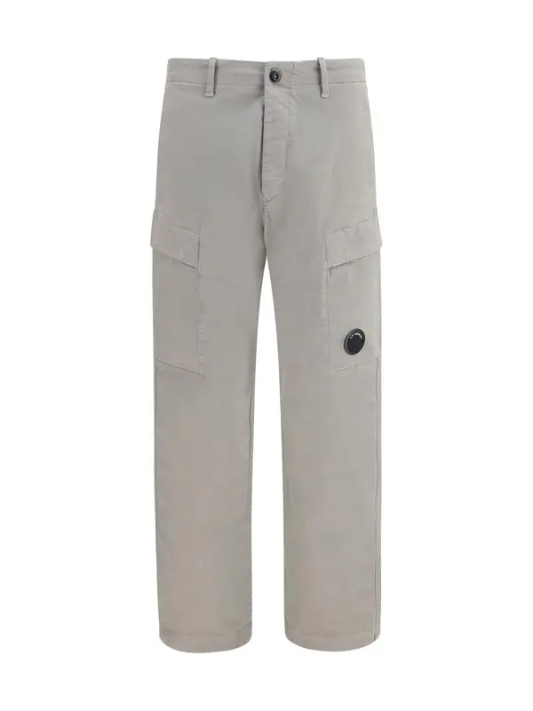 C.P. COMPANY Stretch Cotton Satin Cargo Pants