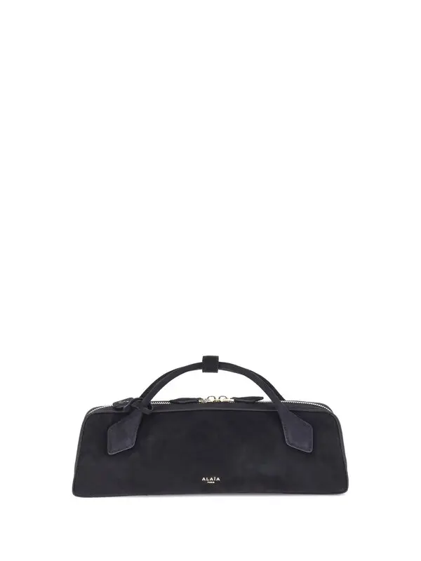 Alaïa Le Teckel Goat Leather Clutch - Black