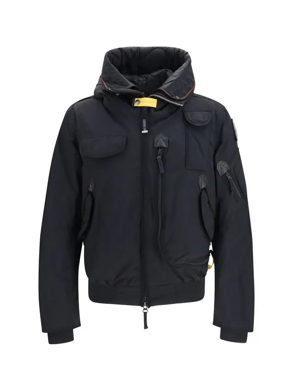 PARAJUMPERS Gobi Bomber Jacket With Hood - Black