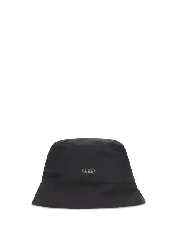 Gucci Cotton Canvas Bucket Hat - Black