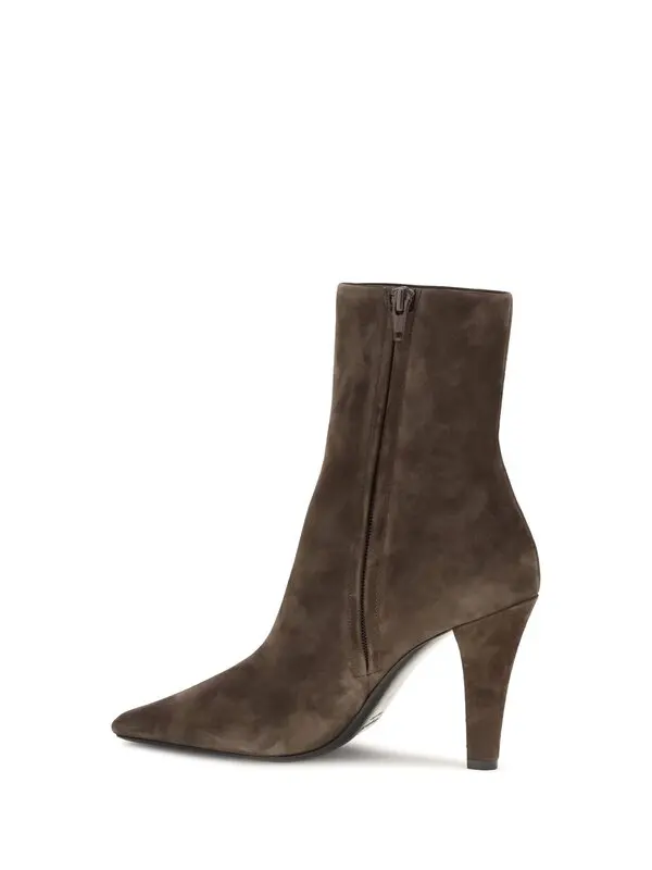 Saint Laurent Jill Suede Ankle Boots