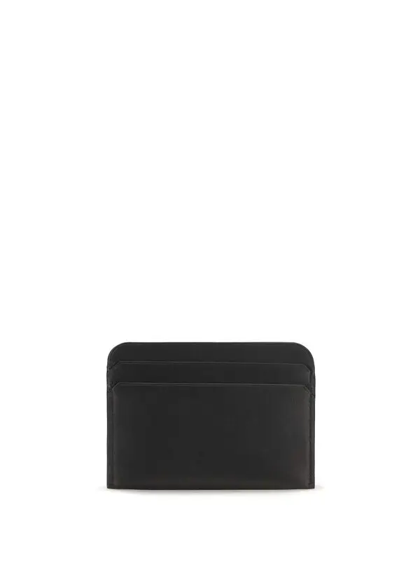CHRISTIAN LOUBOUTIN Canopy Leather Card Holder - Black