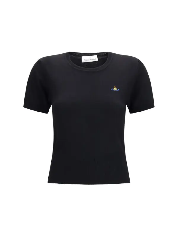 VIVIENNE WESTWOOD Bea Wool Top - Black
