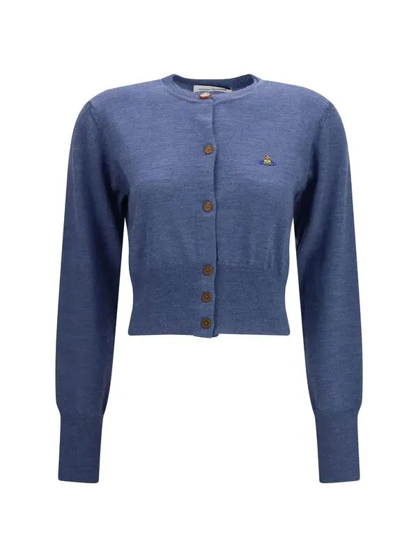 VIVIENNE WESTWOOD Bea Cropped Wool Cardigan