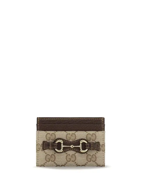 Gucci Horsebit Cardholder - Brown