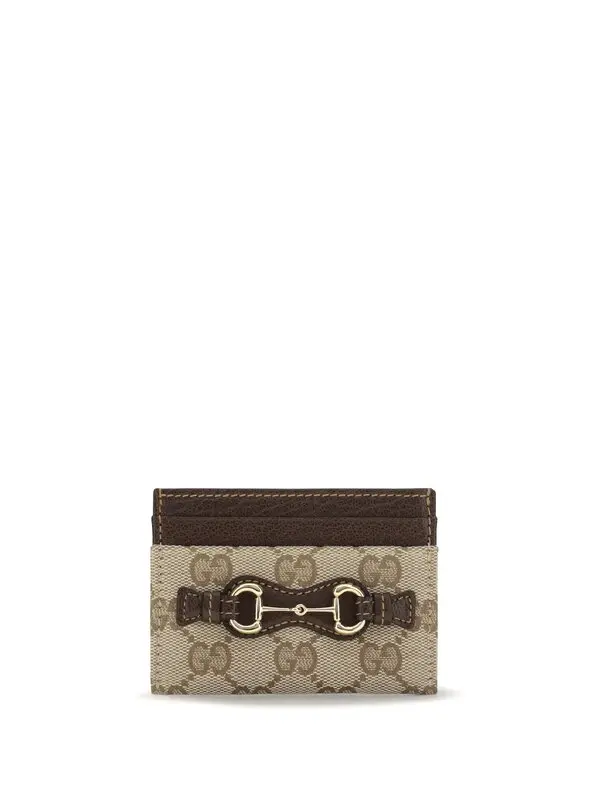 Gucci Horsebit Cardholder - Brown