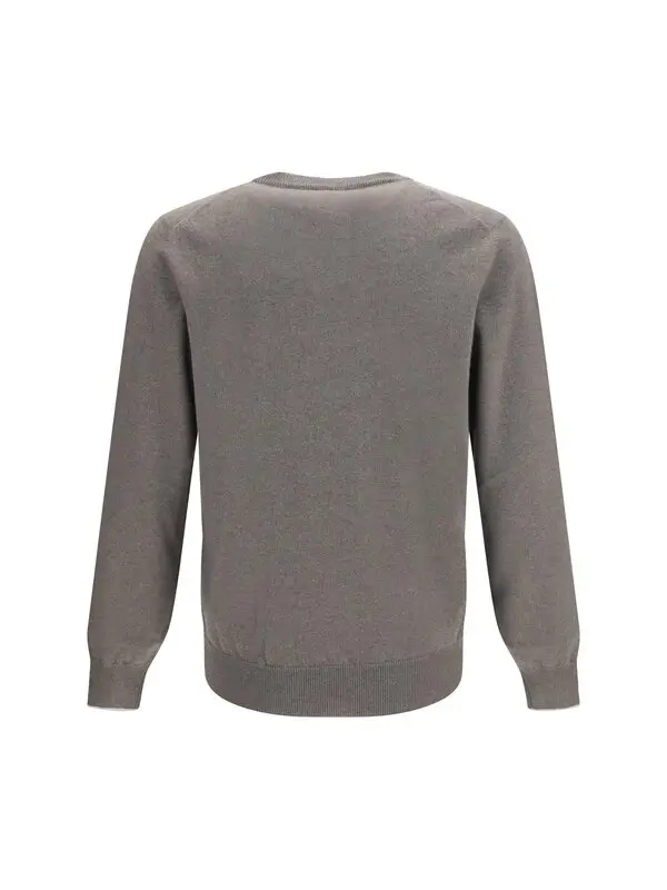 Brunello Cucinelli Cashmere Crew Neck Sweater - Gray