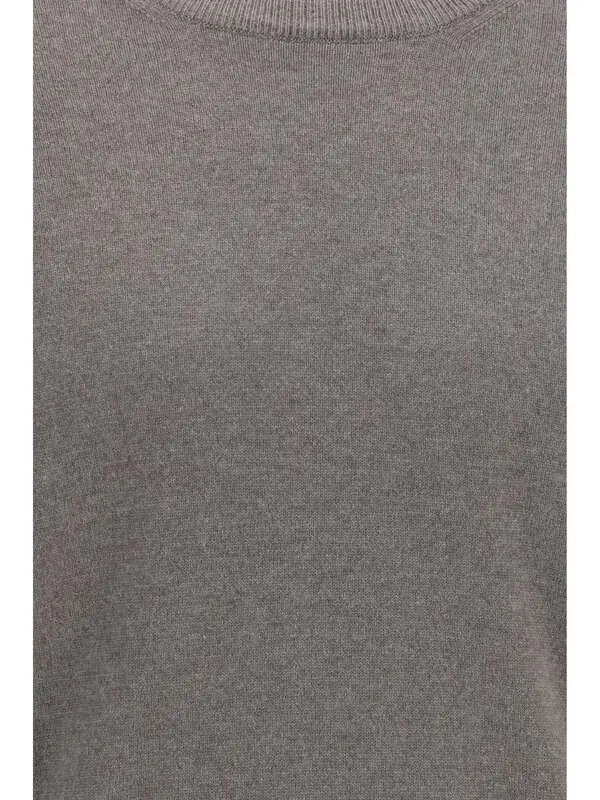 Brunello Cucinelli Cashmere Crew Neck Sweater - Gray