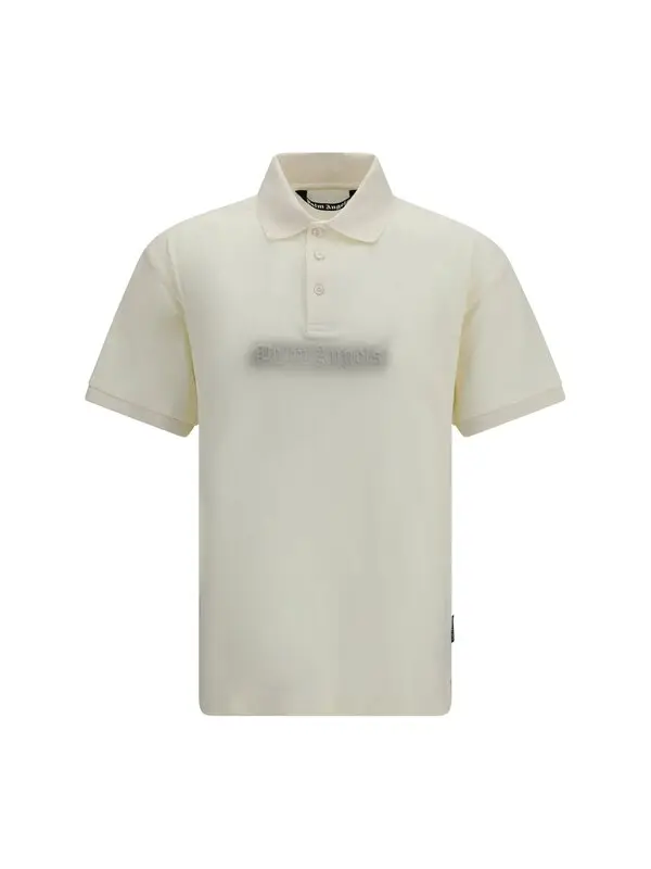 Palm Angels Cotton Polo With Embroidered Logo - Multicolor