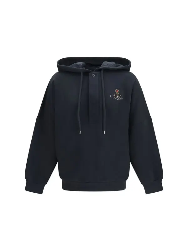 VIVIENNE WESTWOOD Batwing Hooded Sweatshirt - Black