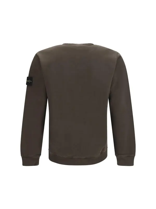 Stone Island Crewneck Cotton Sweatshirt