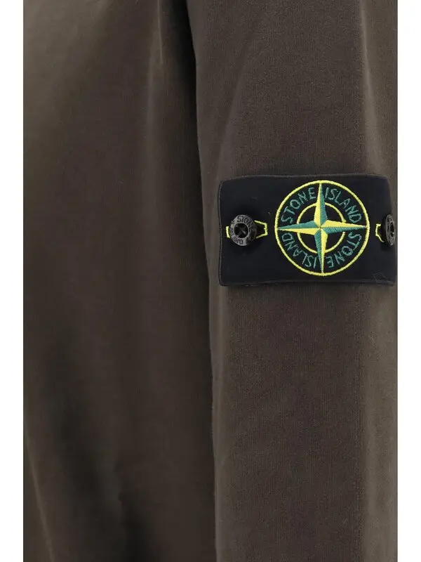 Stone Island Crewneck Cotton Sweatshirt
