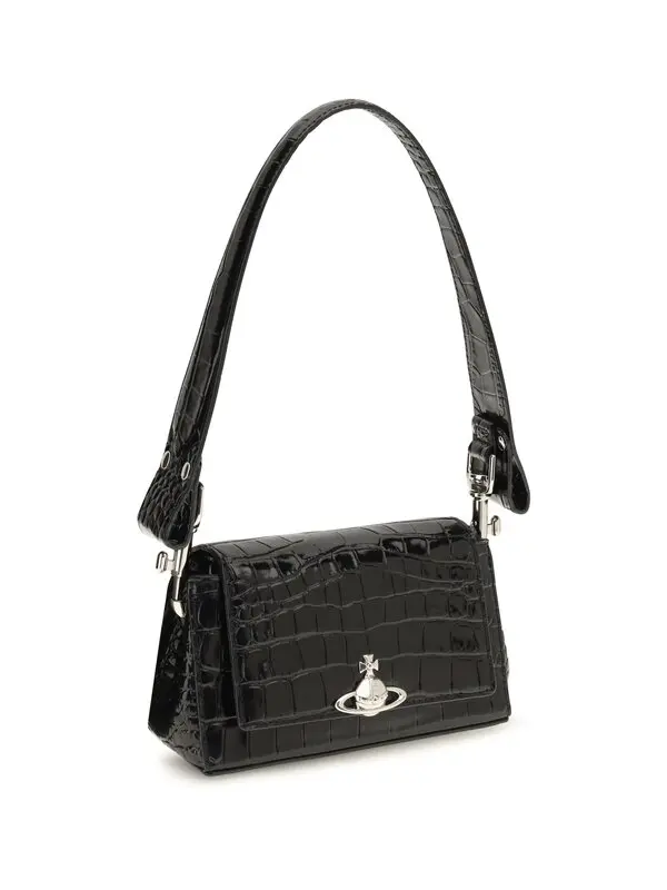 VIVIENNE WESTWOOD Hazel Shoulder Bag - Black