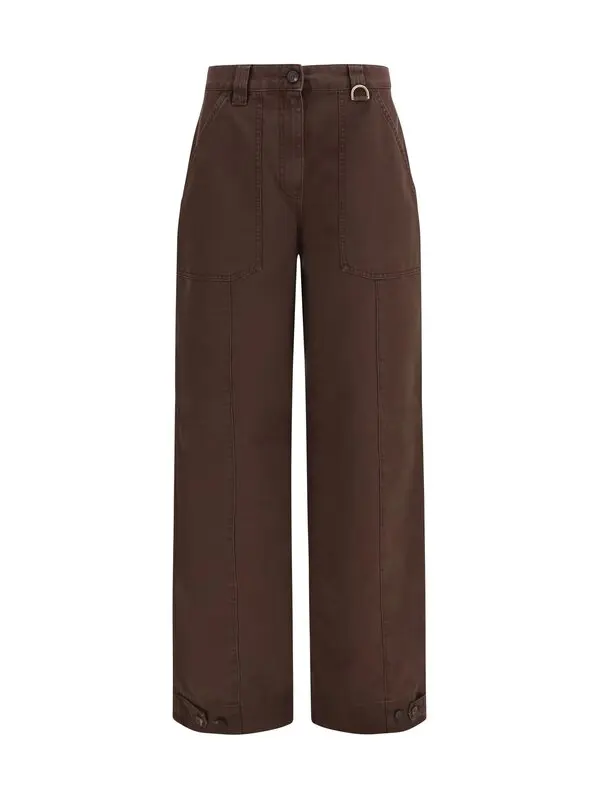 GOLDEN GOOSE Raphaela Cargo Pants - Brown