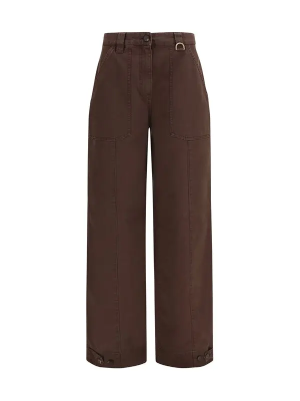 GOLDEN GOOSE Raphaela Cargo Pants - Brown