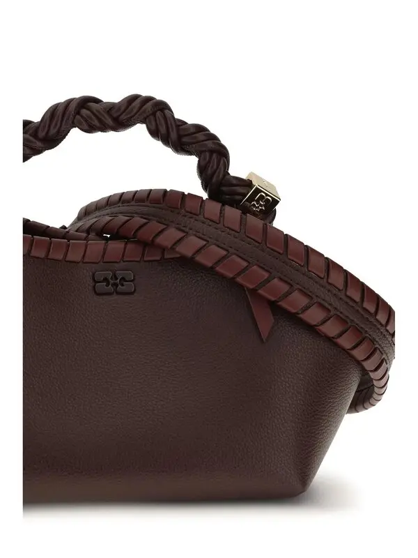 GANNI Small Bou Woven Handbag