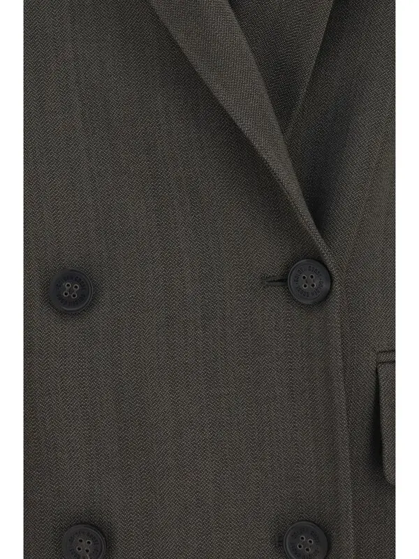 GOLDEN GOOSE Double-breasted Blazer With Drawstring
