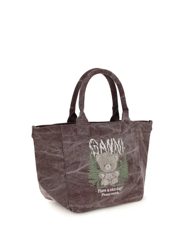 GANNI Teddy Tote Bag - Multicolor