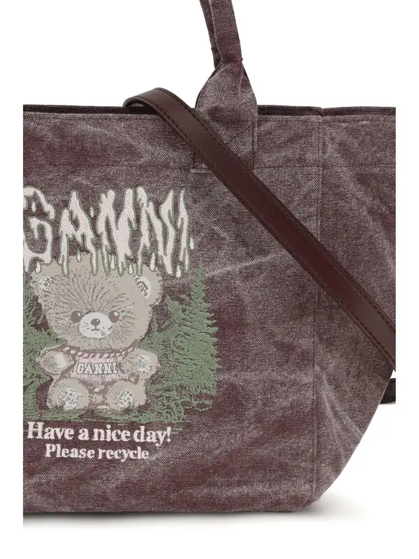 GANNI Teddy Tote Bag - Multicolor