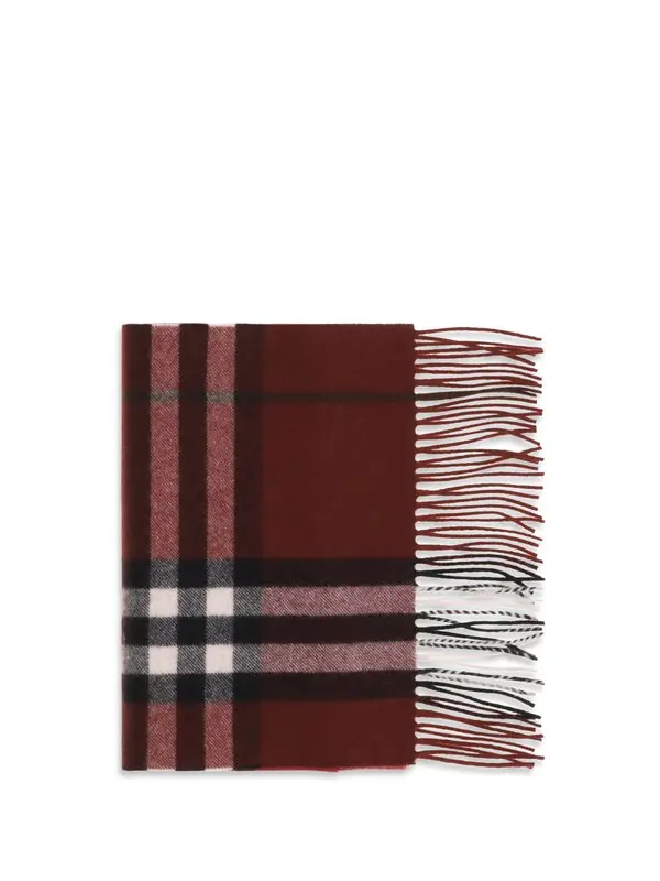 Burberry Cashmere Check Scarf - Multicolor