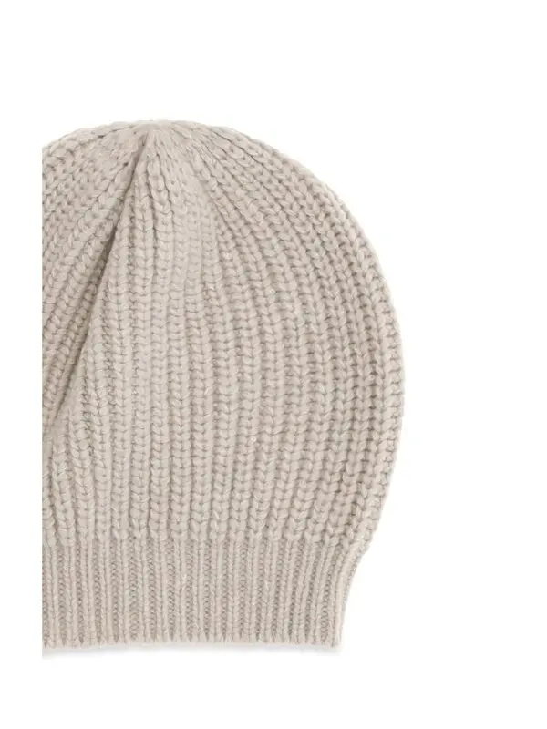 Brunello Cucinelli Cashmere Beanie With Sequins - Cream