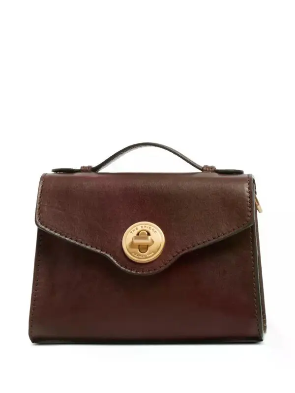 THE BRIDGE Leather Tote Bag - Brown