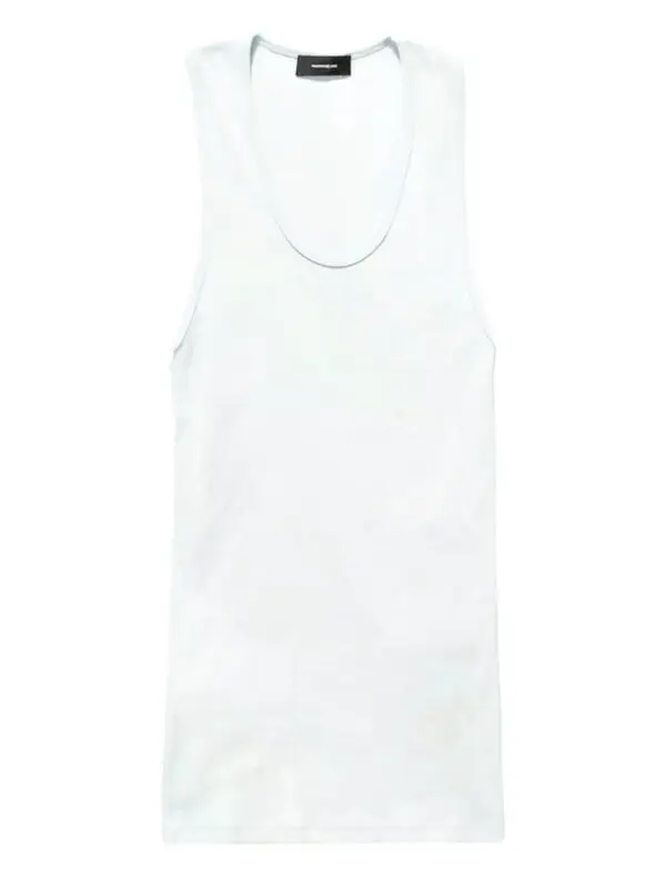 Wardrobe.NYC Ribbed Vest Top - Blue