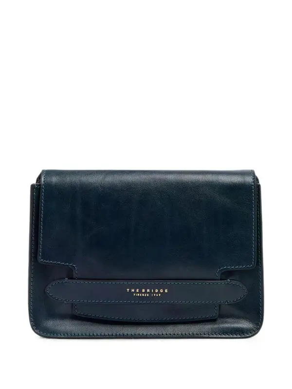 THE BRIDGE Lucrezia Leather Cross Body Bag - Blue