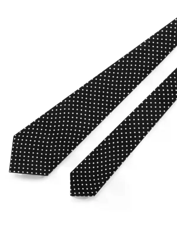 Dolce & Gabbana Polka Dot Jacquard Tie
