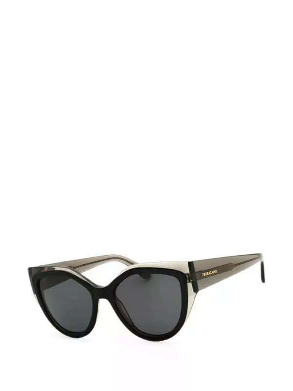 FERRAGAMO Cat-eye Frame Sunglasses - Black