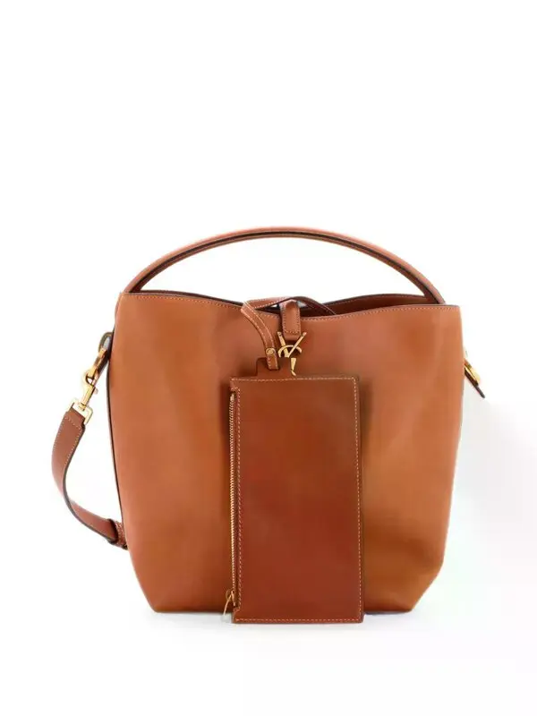 Saint Laurent Le 37 Leather Bucket Bag