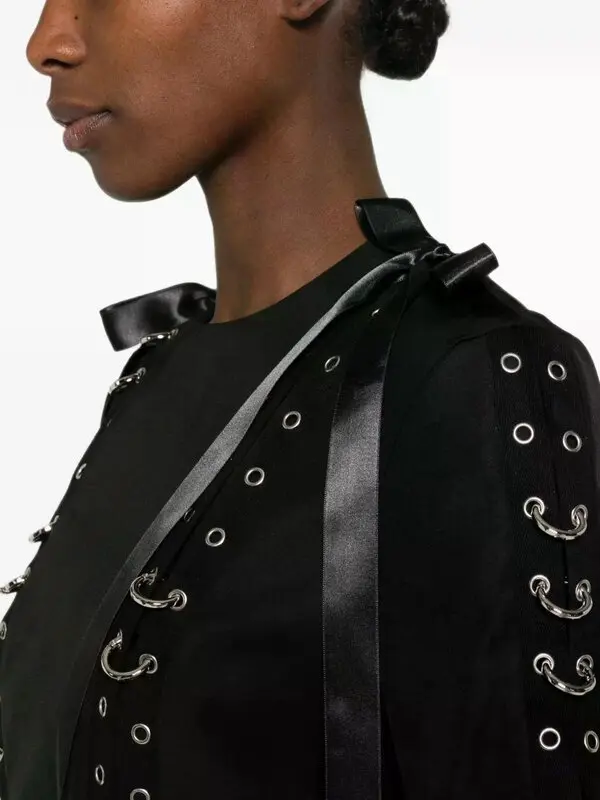 Simone Rocha Grommet Ring-embellished Top