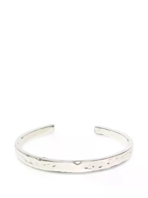 TWOJEYS Hammered-effect Cuff Bracelet - Silver