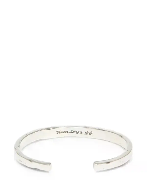 TWOJEYS Hammered-effect Cuff Bracelet