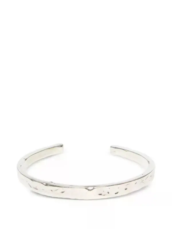TWOJEYS Hammered-effect Cuff Bracelet - Silver
