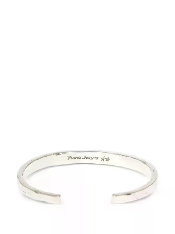 TWOJEYS Hammered-effect Cuff Bracelet