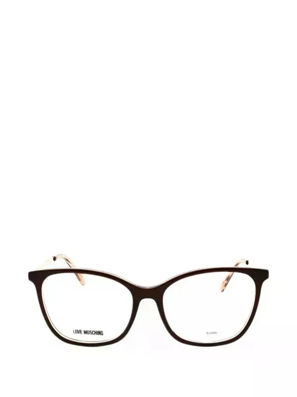 Moschino Rectangle-frame Glasses