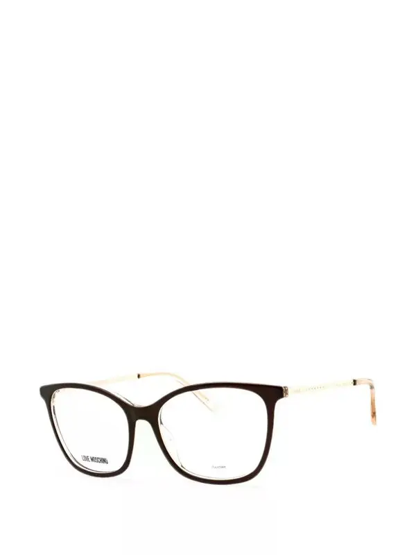 Moschino Rectangle-frame Glasses