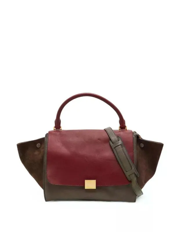 Celine 2012 Medium Trapeze Shoulder Bag - Red