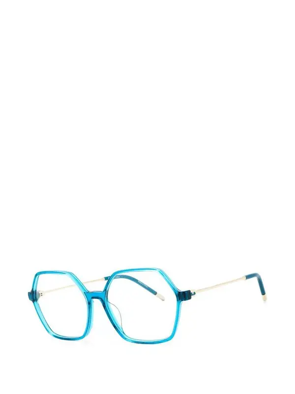 Furla Hexagonal Frame Eyeglasses