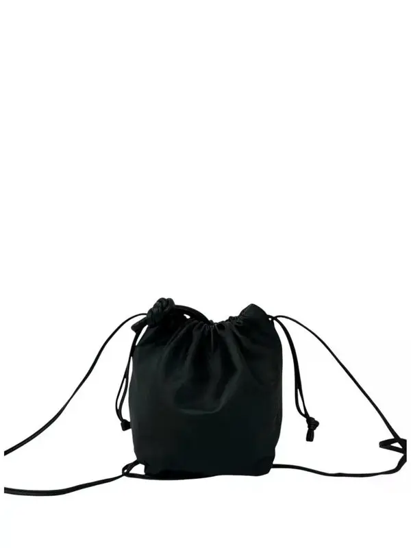 Loewe 2015-2026 Nappa Anagram Drawstring Crossbody Bag - Black