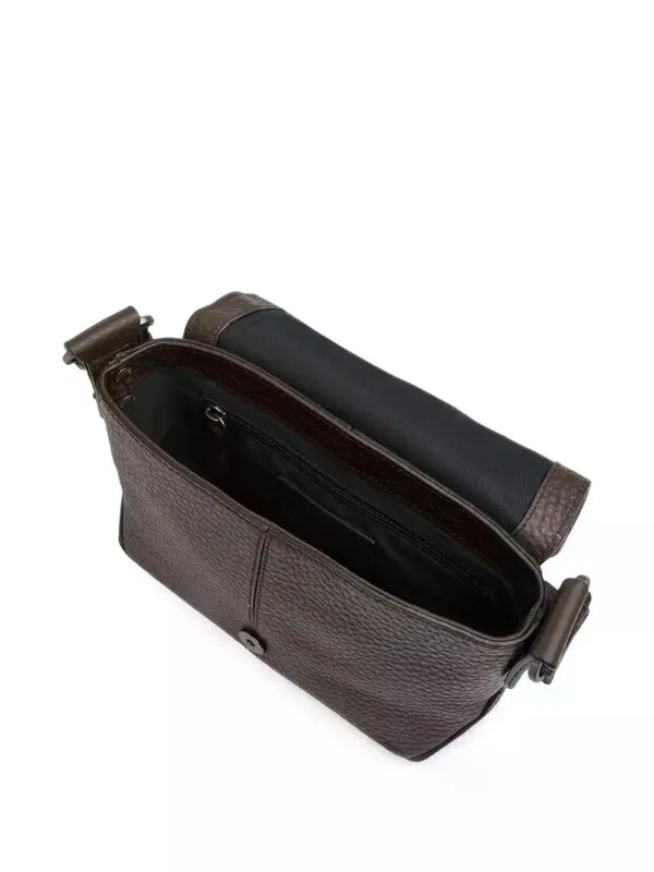 THE BRIDGE Manfredi Leather Messenger Bag