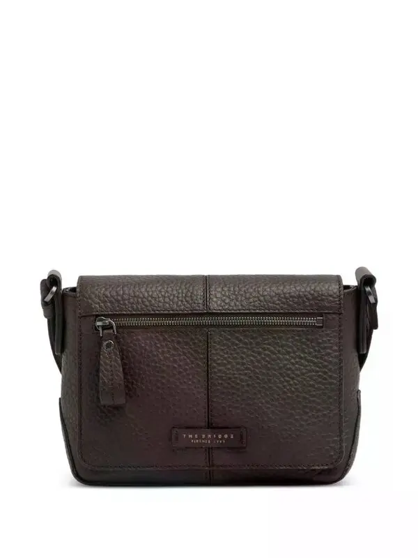 THE BRIDGE Manfredi Leather Messenger Bag
