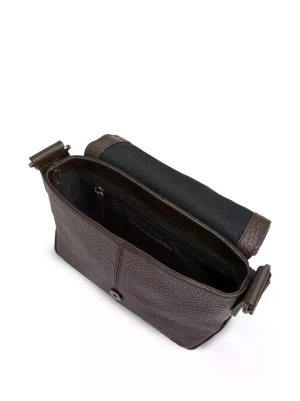 THE BRIDGE Manfredi Leather Messenger Bag