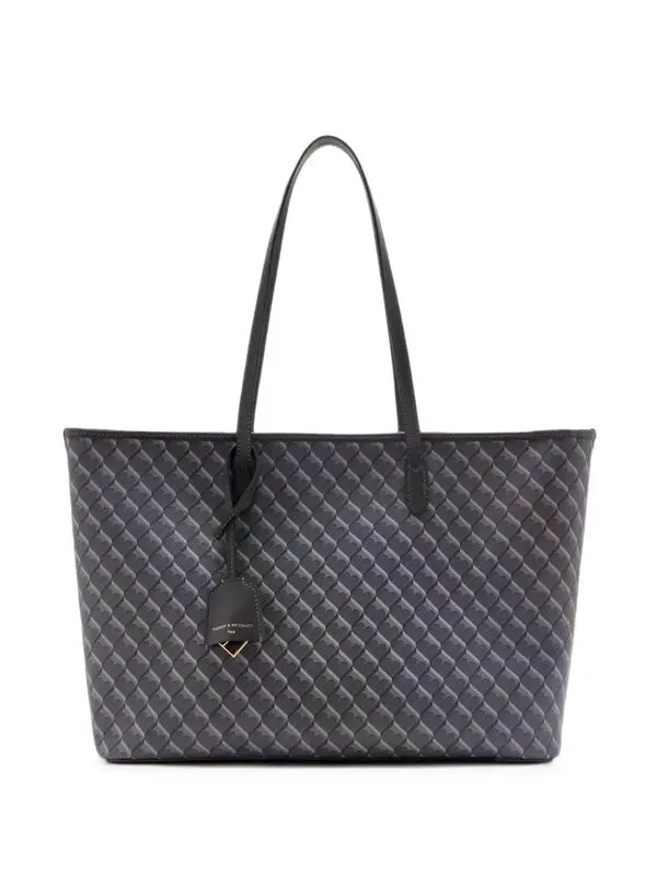 TAMMY & BENJAMIN Monogram Zip-top Tote Bag
